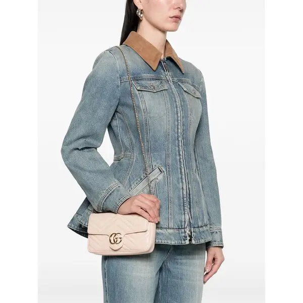 Gucci Quilted Leather Satchel Bag