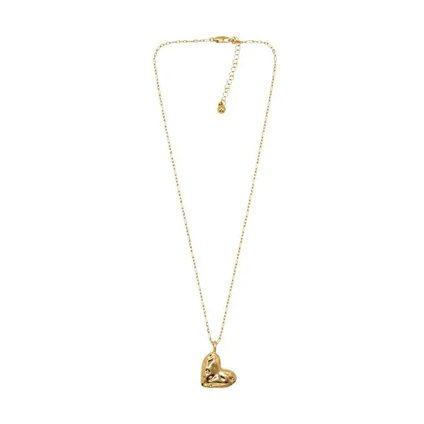 UCHI & SOTO Kokoro Molten Heart Necklace - Gold