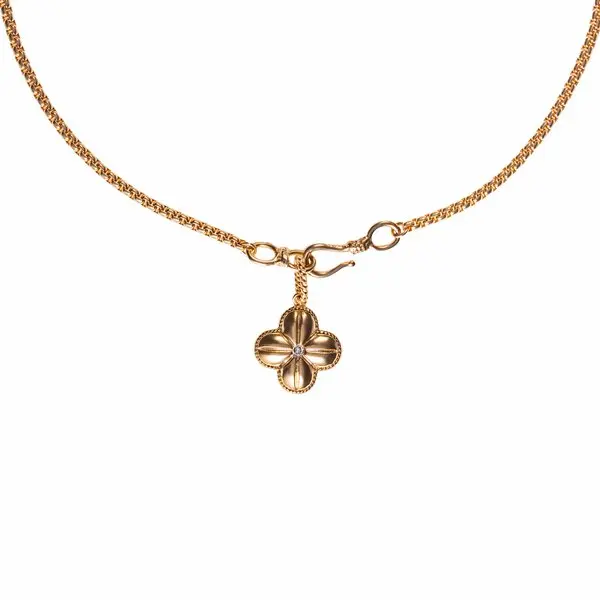 IN CAUDA VENENUM Fortune Necklace - Gold
