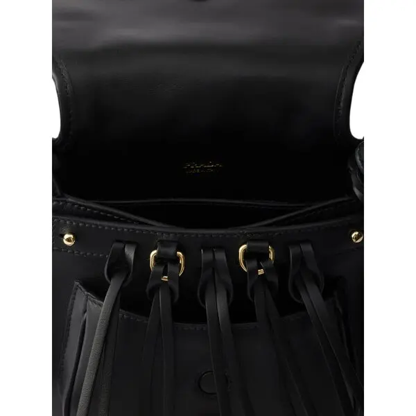 Prada Quilted Re-nylon And Leather Shoulder Bag With Fringe Detail - Black
