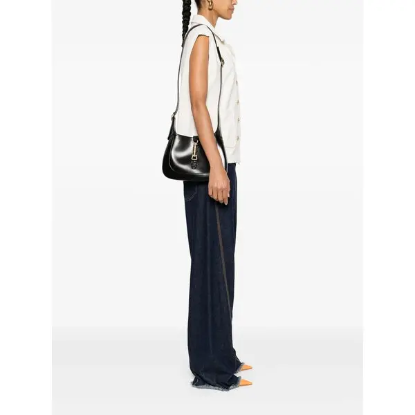 Gucci Leather Shoulder Bag - Black