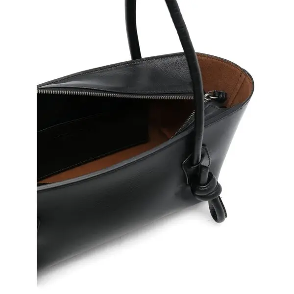 Hereu Leather Shoulder Bag - Black