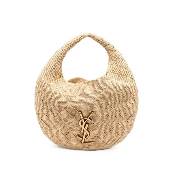 Saint Laurent Neutrals Tote Bags