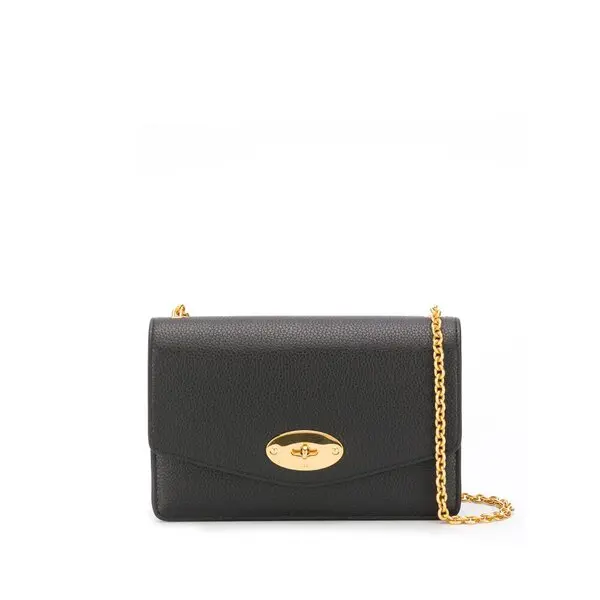 Mulberry Mini Bag With Turn-clasp Fastening - Black