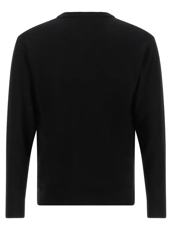 Moschino Teddy Bear Inlay Virgin Wool Sweater