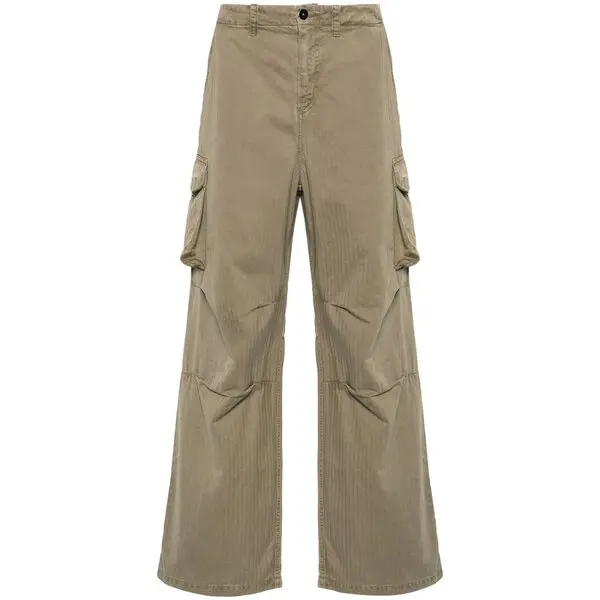 Our Legacy Wide-leg Cargo Trousers - Green