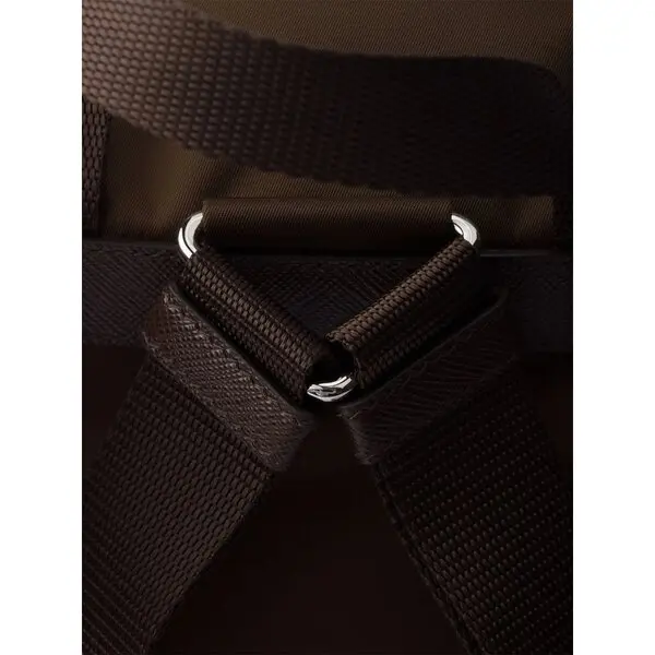 Prada Backpack With Saffiano Leather Details - Brown