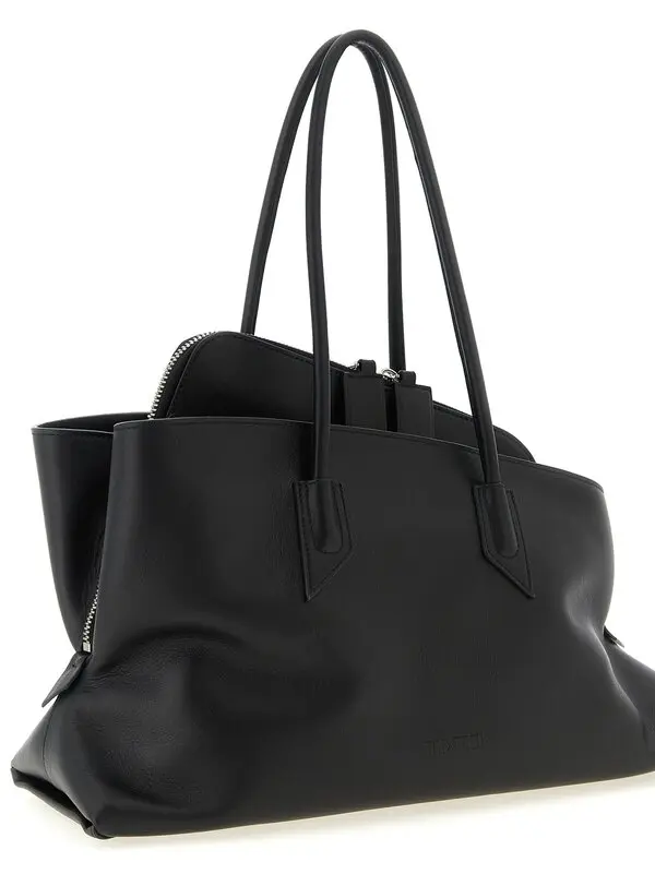 Attico La Passeggiata Medium Shoulder Bag - Black