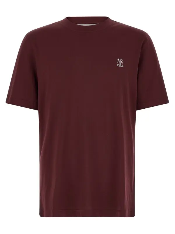 Brunello Cucinelli Stemma Solomeo' T-shirt - Multicolor