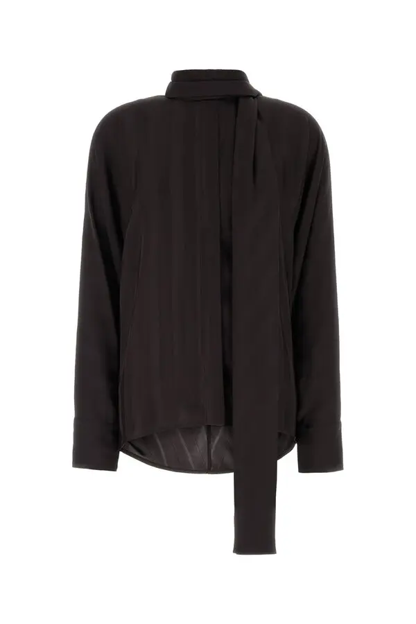 Sportmax Viscose Shirt With Striped Embroidery