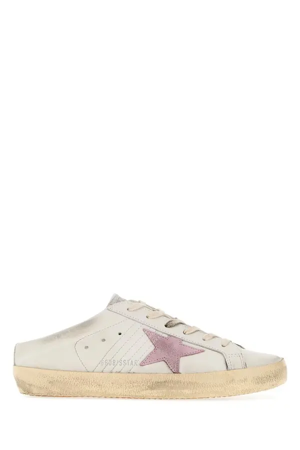 GOLDEN GOOSE Leather Super-star Slip-on Sneakers