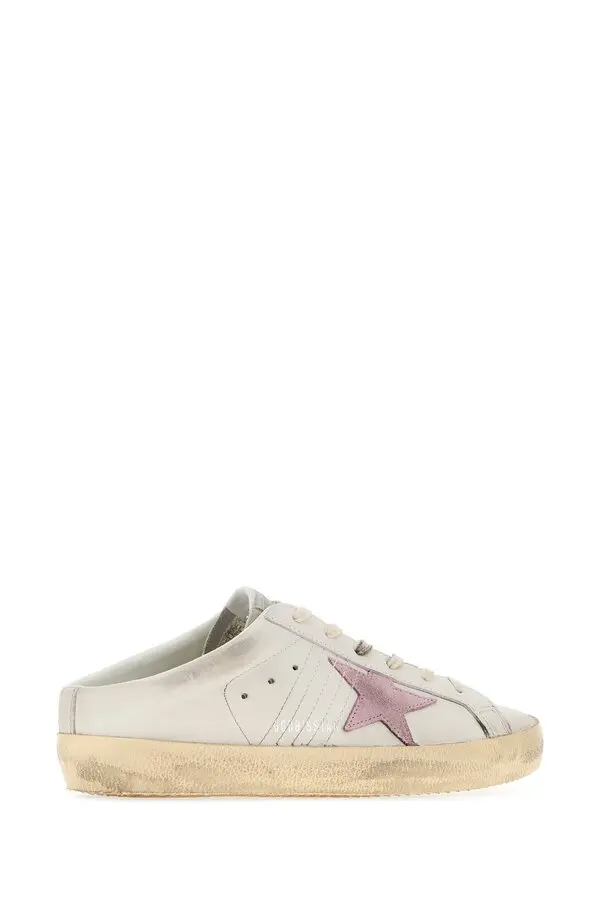 GOLDEN GOOSE Leather Super-star Slip-on Sneakers