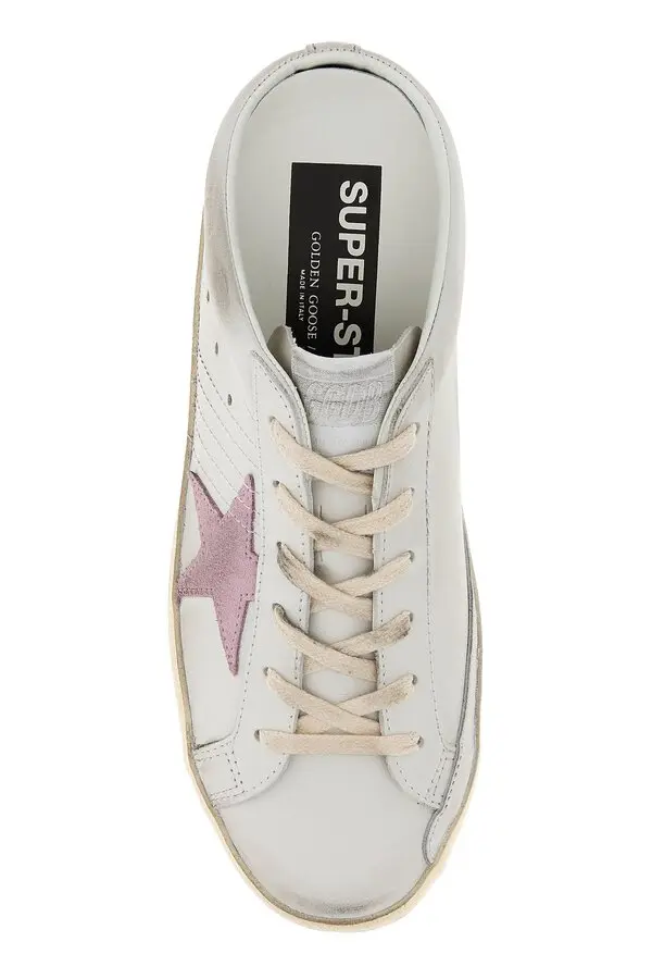 GOLDEN GOOSE Leather Super-star Slip-on Sneakers