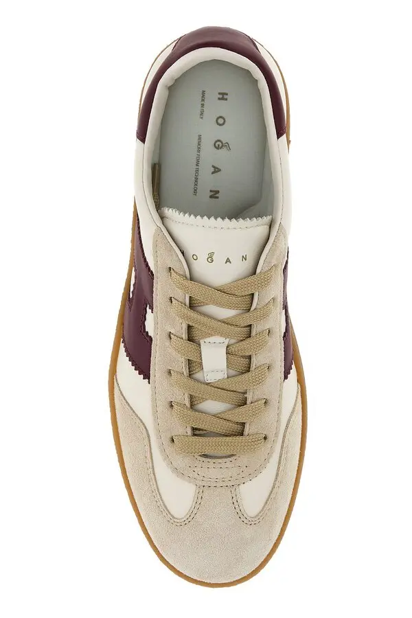 Hogan Two-tone Leather And Suede H698 Sneakers