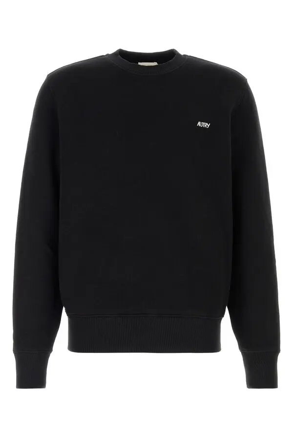 AUTRY Cotton Sweatshirt - Black