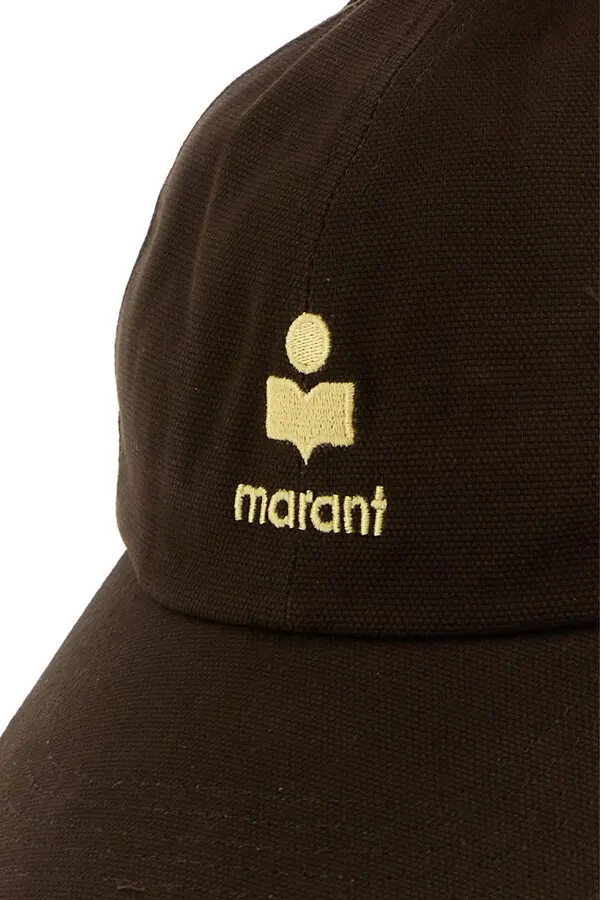 Isabel Marant Étoile Chocolate Cotton Tomas Baseball Cap