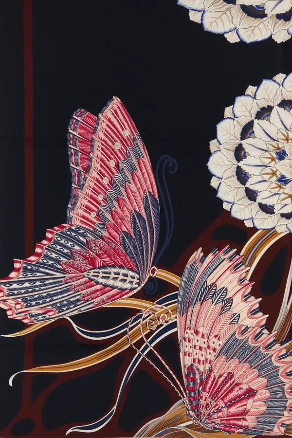 FERRAGAMO Printed Silk Foulard