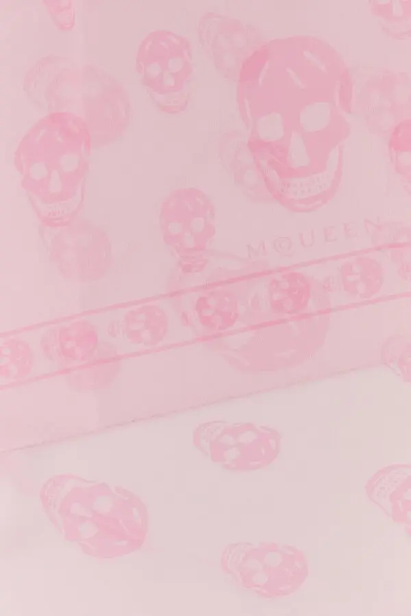 Alexander McQueen Printed Silk Foulard