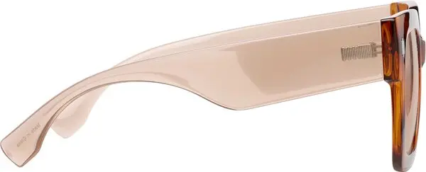 Zenni Oversized Square Rx Sunglasses Plastic Full Rim Frame - Tortoiseshell