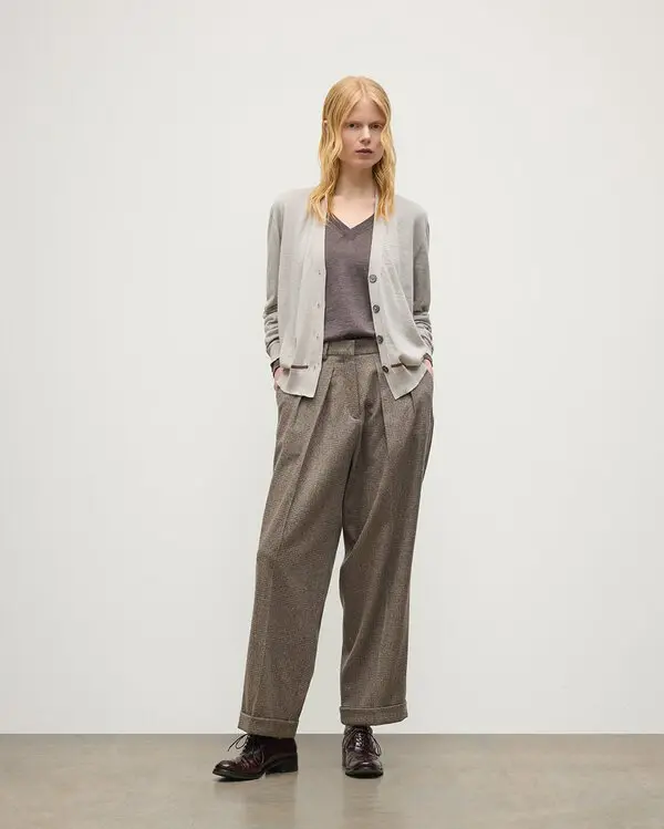 Johnstons Of Elgin Effie Superfine Cashmere Cardigan - Cream