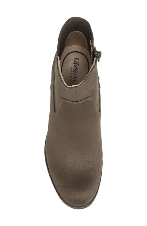 LIFESTRIDE Zionne Wedge Ankle Bootie - Hunter Green