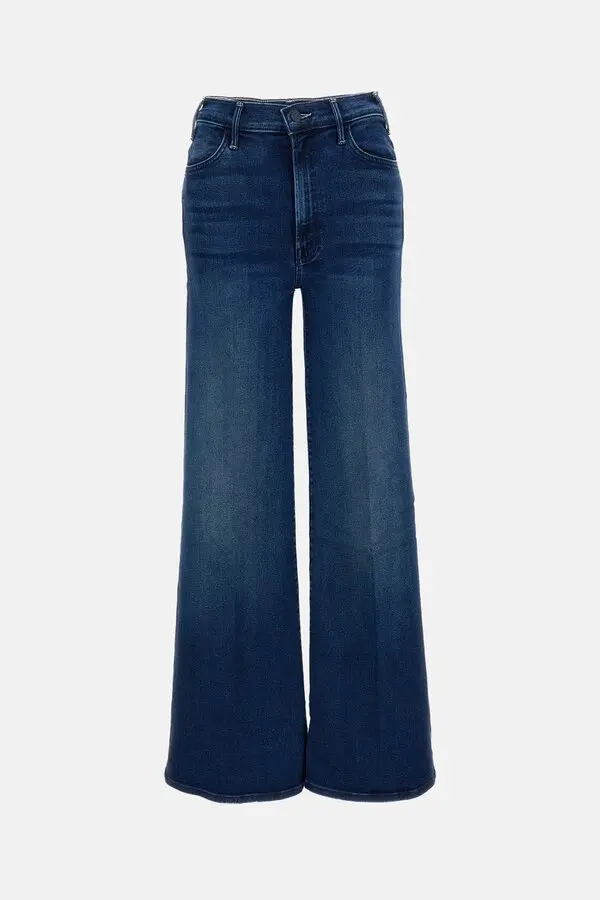 MOTHER The Hustler Roller Sneak Jeans - Blu