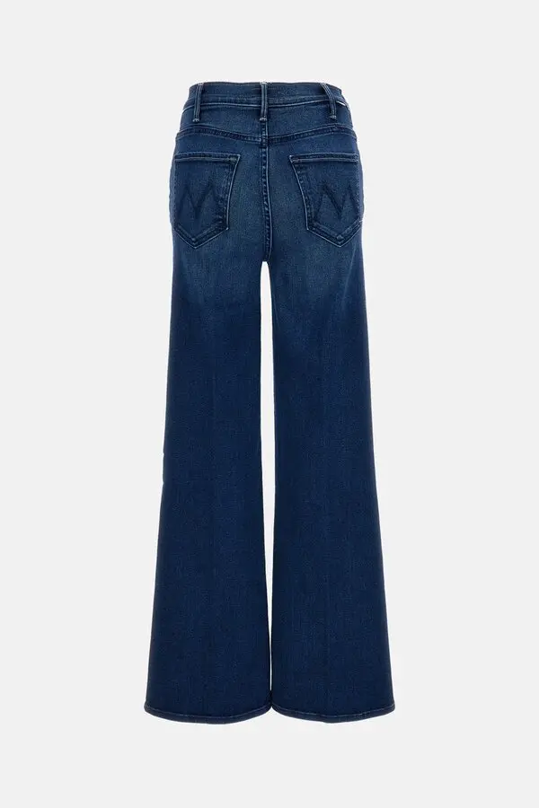 MOTHER The Hustler Roller Sneak Jeans - Blu