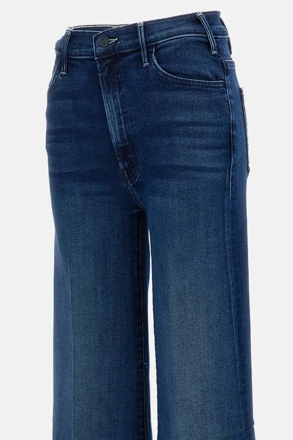 MOTHER The Hustler Roller Sneak Jeans - Blu