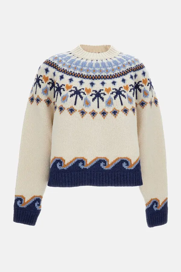 Alanui Maglia Sweet Winter - Bianco