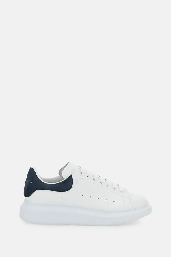 Alexander McQueen Oversized Silhouette Leather Sneakers - Bianco