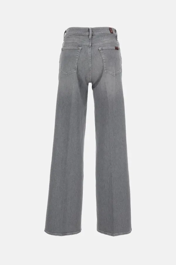 7 For All Mankind Luxe Vintage Wide Leg Jeans - Grigio