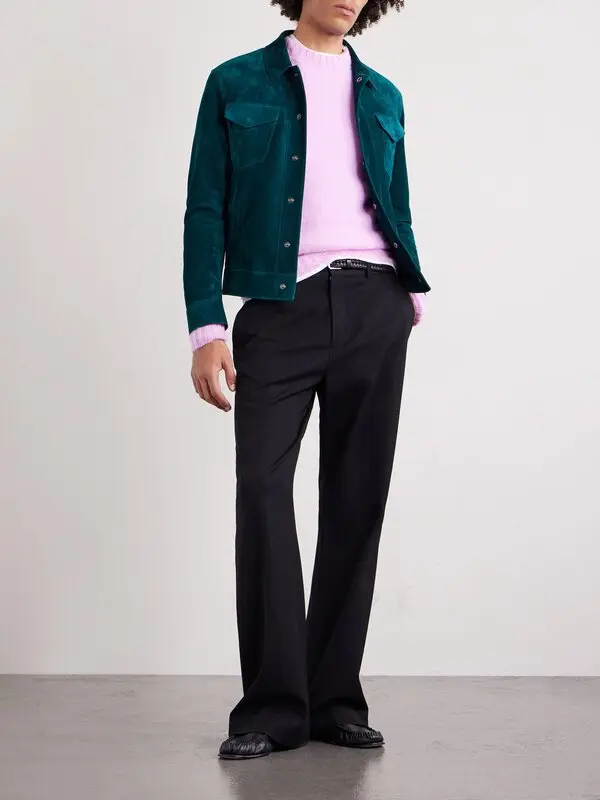 TOM FORD Slim-fit Suede Jacket
