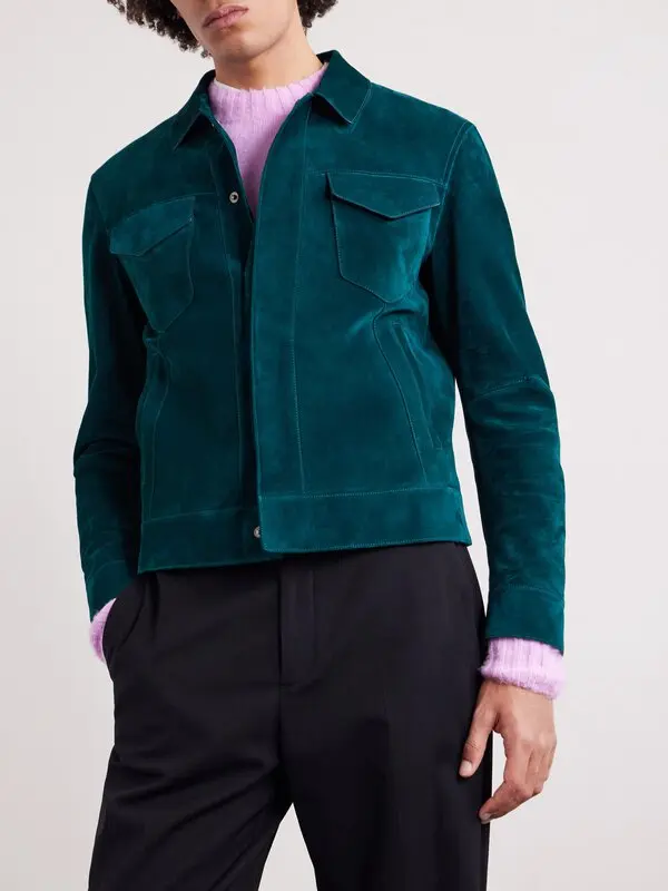 TOM FORD Slim-fit Suede Jacket