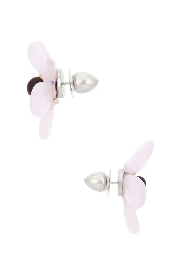 Alaïa Bloom Earrings In Pink