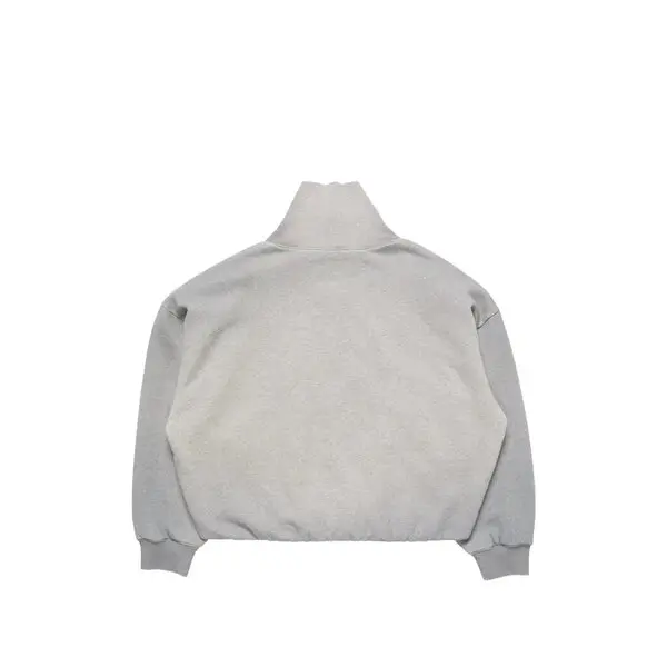 Acne Studios Grey Logo Print Funnel Neck Sweatshirt - Gray