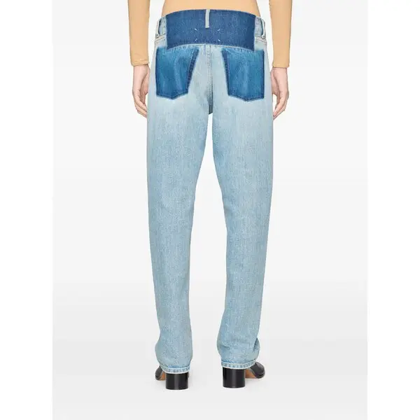 MAISON MARGIELA Cotton Straight Leg Jeans