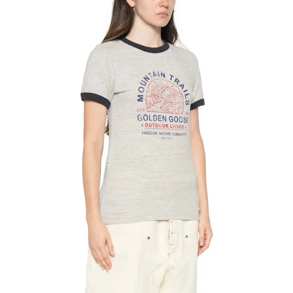 GOLDEN GOOSE Grey Tops T-shirts & Jerseys