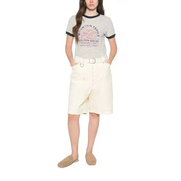 GOLDEN GOOSE Grey Tops T-shirts & Jerseys
