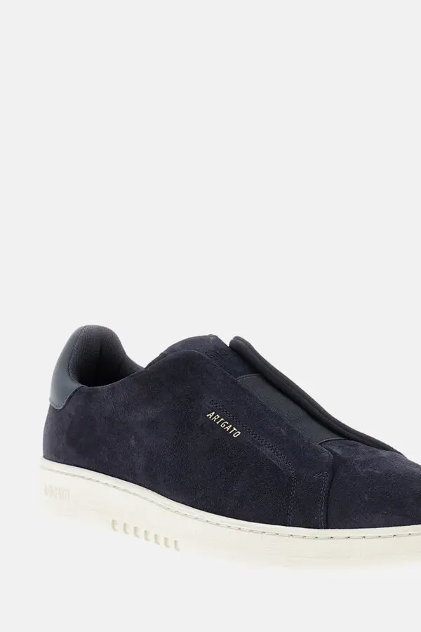 Axel Arigato Suede Slip-on Sneakers With Gold Logo Detail - Multicolor