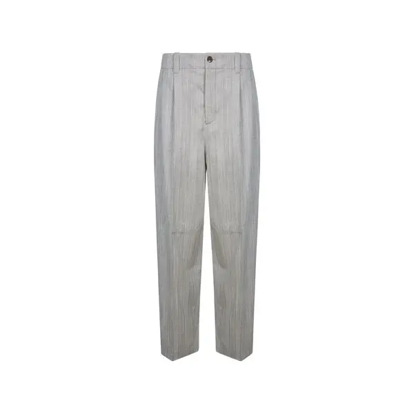 GOLDEN GOOSE Grey Trousers Tailored Trousers