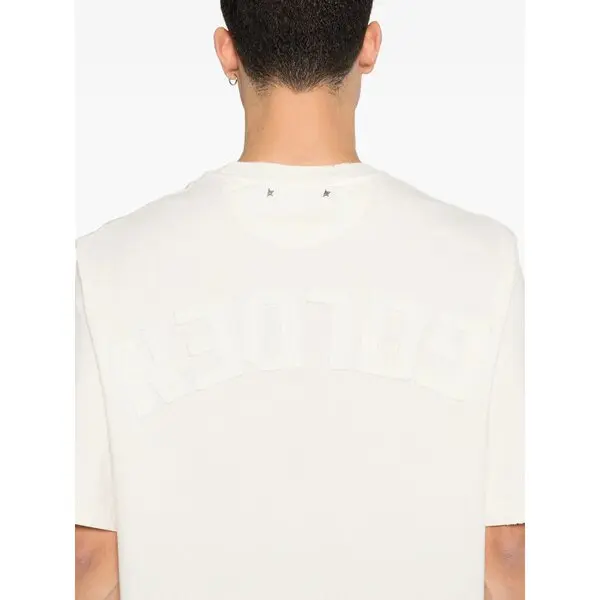 GOLDEN GOOSE Neutrals T-shirts & Vests T-shirts - Cream