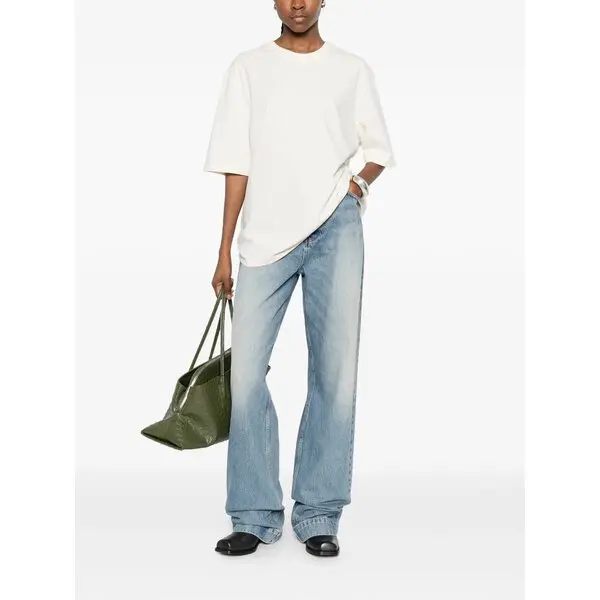GOLDEN GOOSE Neutrals T-shirts & Vests T-shirts - Cream