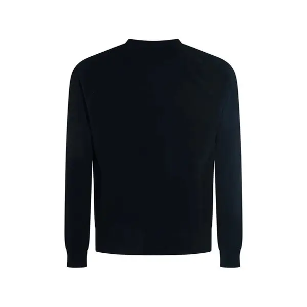 Malo Ribbed Crew Neck Long Sleeve Sweater - Multicolor