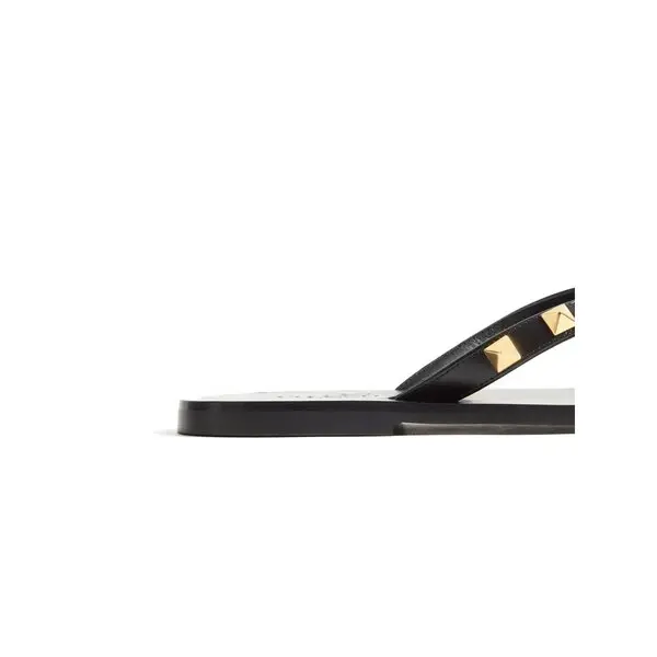 Valentino Garavani Studded Calfskin Flip-flops