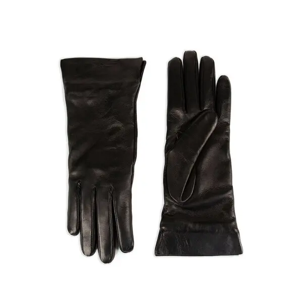 ANN DEMEULEMEESTER Leather Gloves - Black