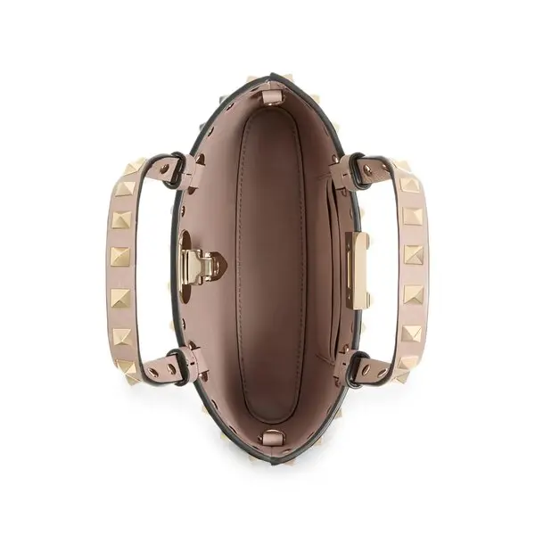 Valentino Garavani Studded Tote Bag With Chain Strap - Pink