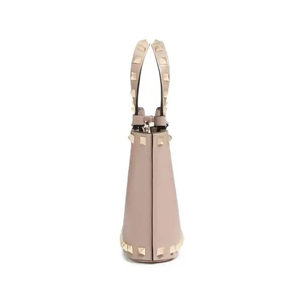Valentino Garavani Studded Tote Bag With Chain Strap - Pink