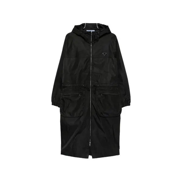Prada Coats Oversized Coats - Black