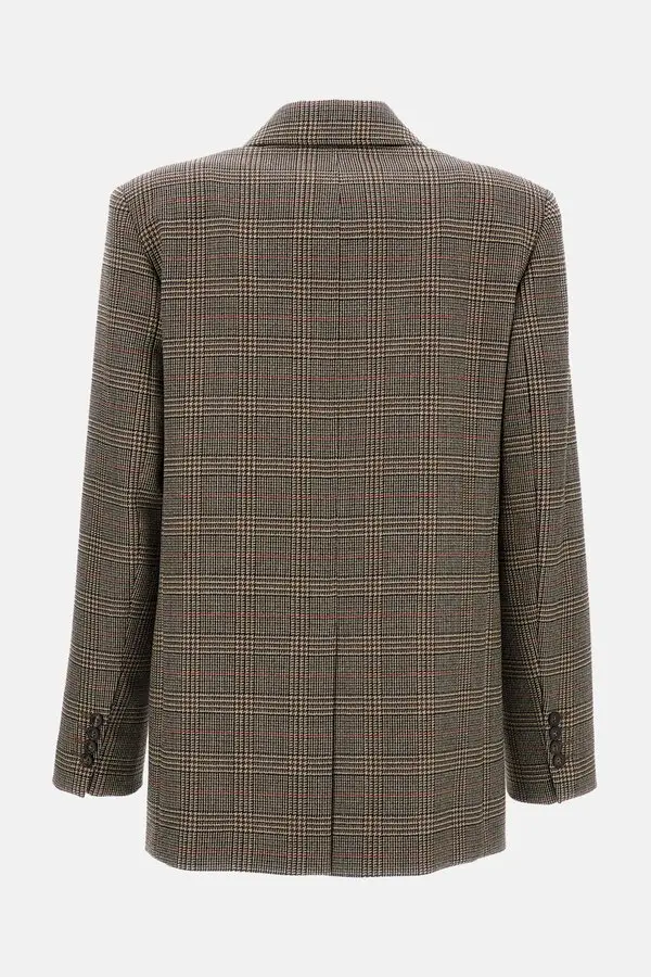 Max Mara Single-breasted Wool Blazer - Multicolor