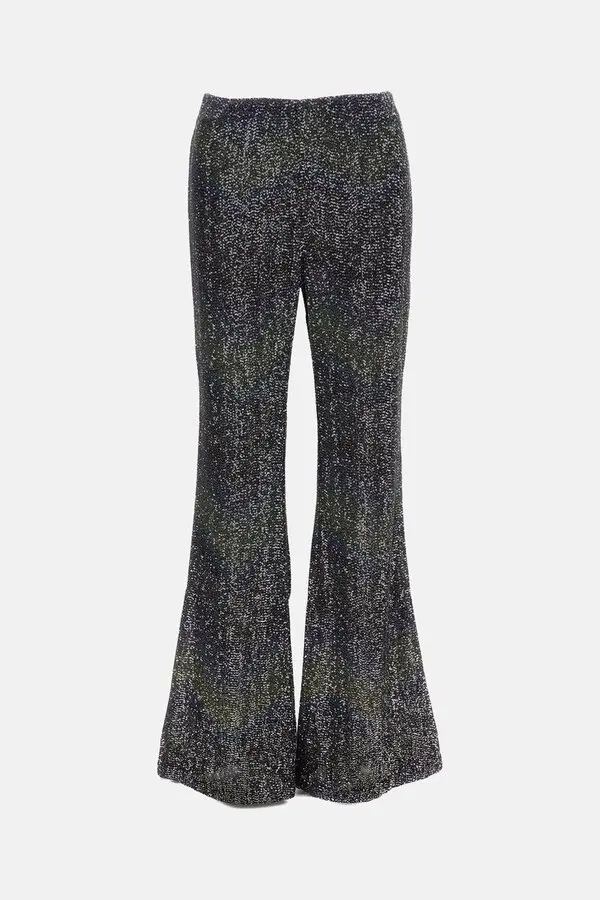 Missoni Caperdoni Sequined Flared Trousers - Multicolor